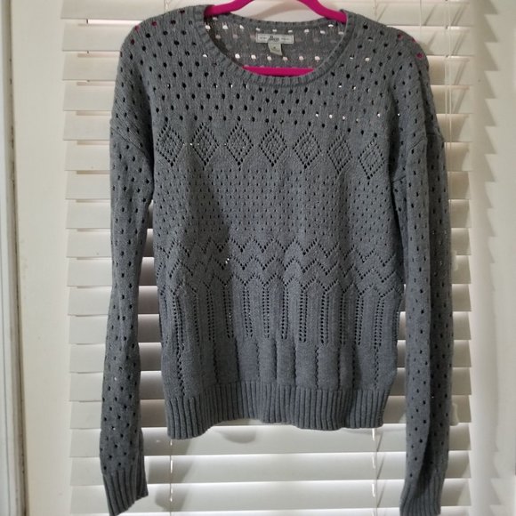 Bass | Sweaters | Bass Medium Gray Cotton Crewneck Sweater | Poshmark